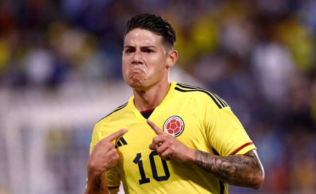 Quantos jogos James Rodríguez disputou nos últimos anos