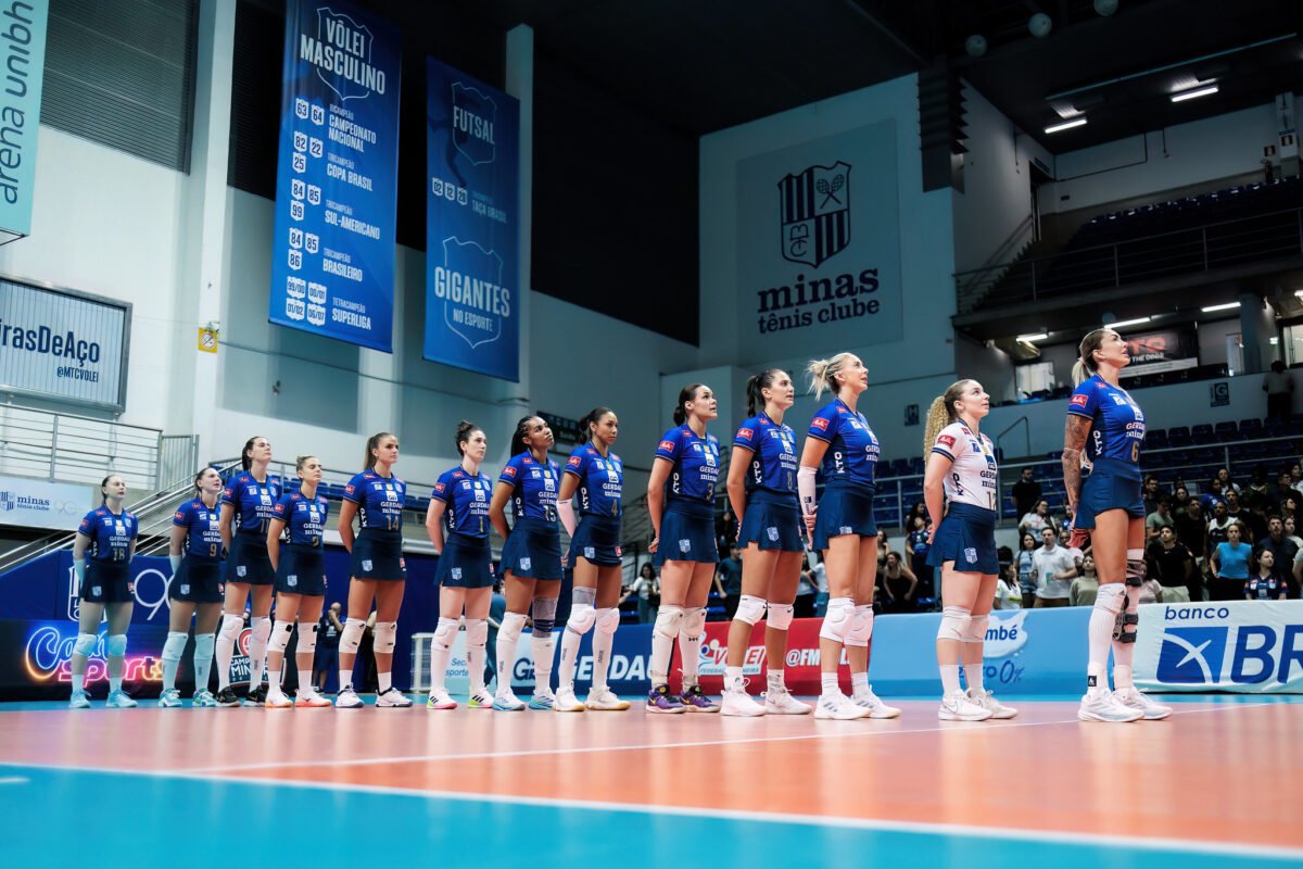 Novatos do Minas no vôlei elogiam atmosfera da Arena UniBH: 'Incrível'
